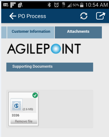 Camera Support for File Upload control on eForms in Mobile Devices – AgilePoint NX Unleashed