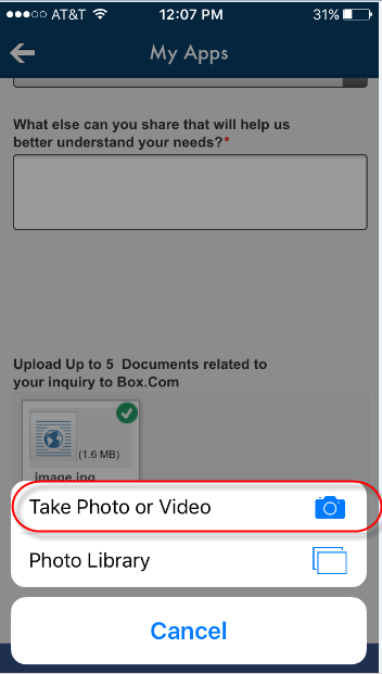 Camera Support for File Upload control on eForms in Mobile Devices – AgilePoint NX Unleashed