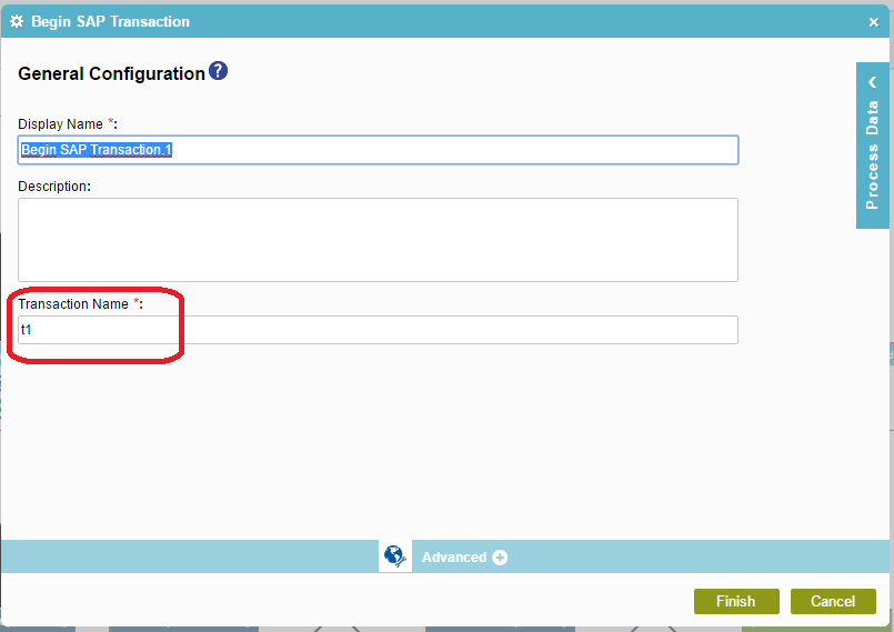 Perform a SAP transaction through process model – AgilePoint NX Unleashed