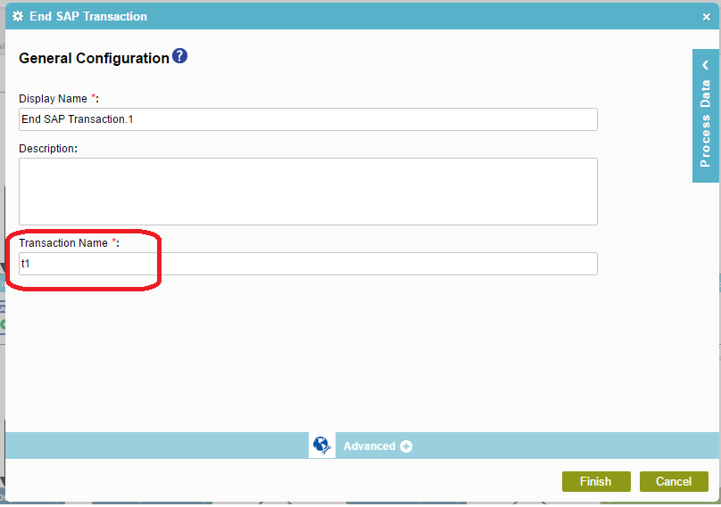 Perform a SAP transaction through process model – AgilePoint NX Unleashed