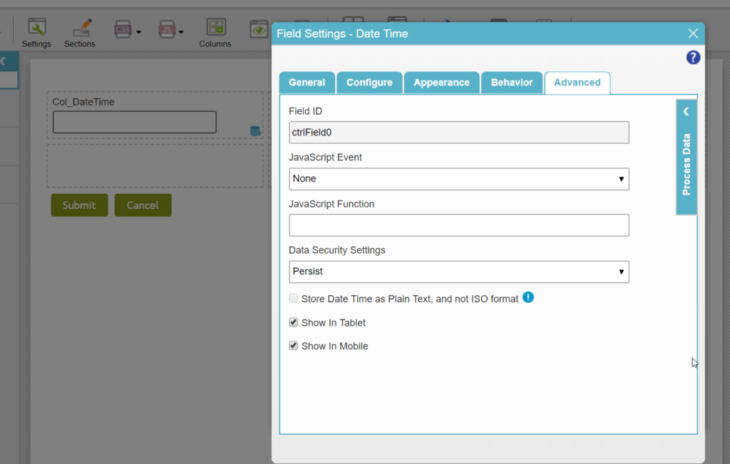 Changes to Default behavior of Date and DateTime controls – AgilePoint NX Unleashed