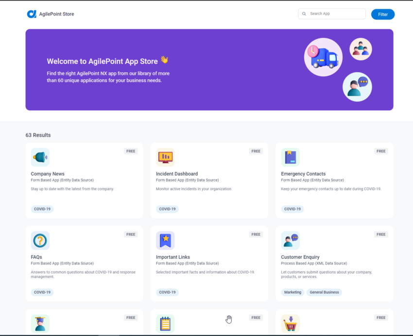 Meet the Redesigned AgilePoint App Store – AgilePoint NX Unleashed